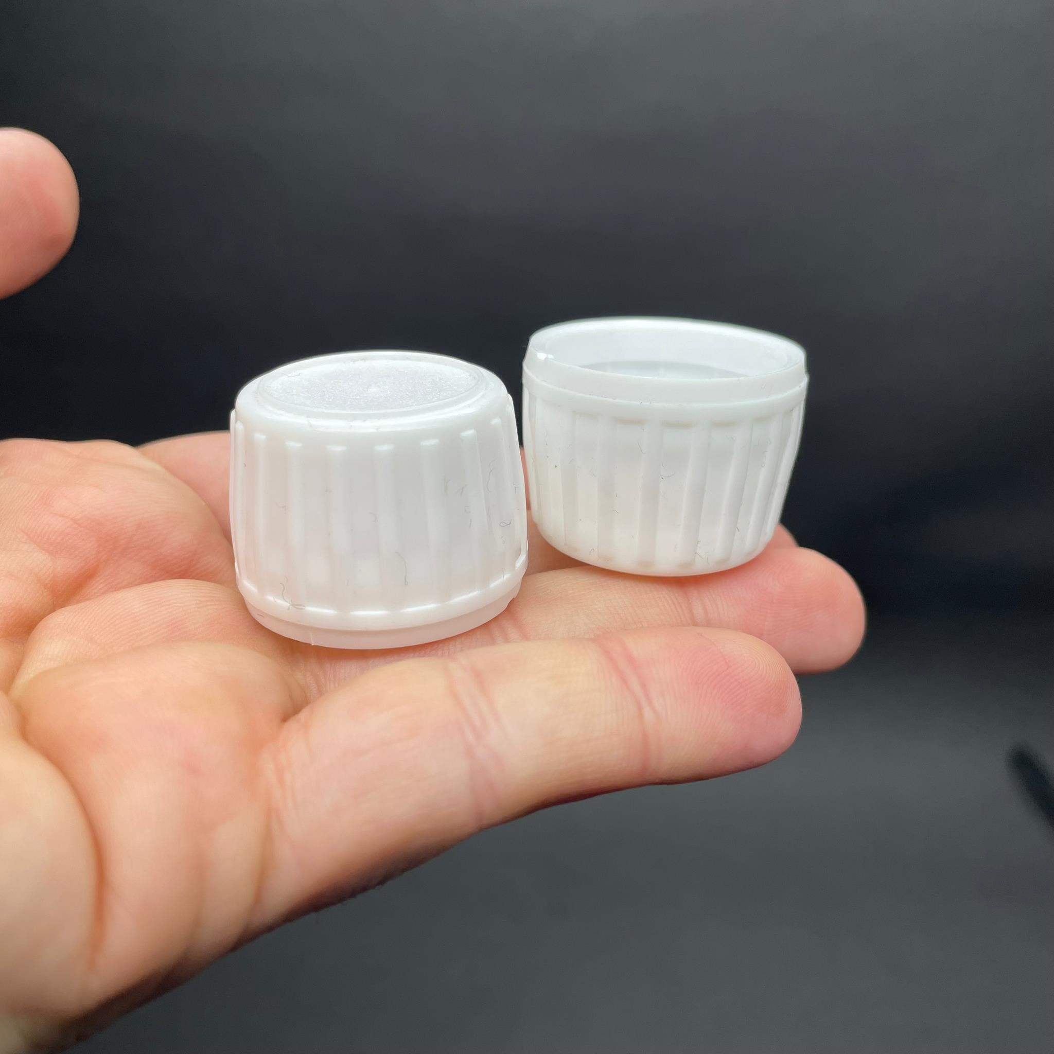 28 MM ECZA KAPAK BEYAZ - KİLİTLİ - İÇ TAPALI - 28 MM ŞURUP ŞİŞESİ ...